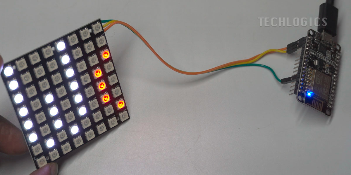 Create An Eye Catching Scrolling And Flashing Text Display With Esp8266 And Ws2812b Led Panel