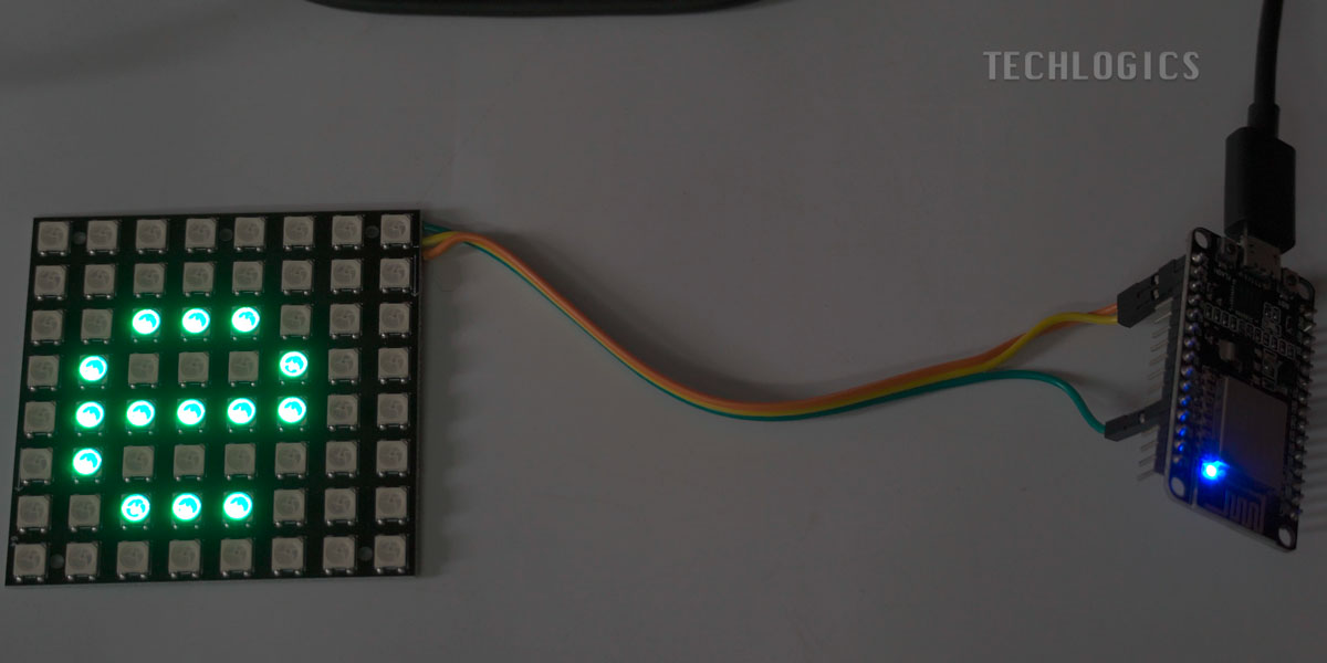 Create An Eye Catching Scrolling And Flashing Text Display With Esp8266 And Ws2812b Led Panel
