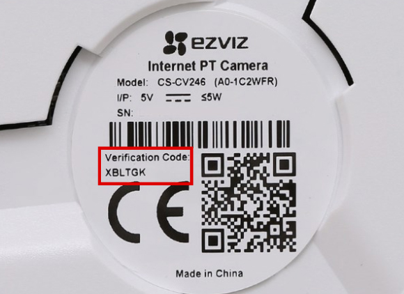 Unlock an EZVIZ Wi-Fi camera when the lock screen appears on the app ...