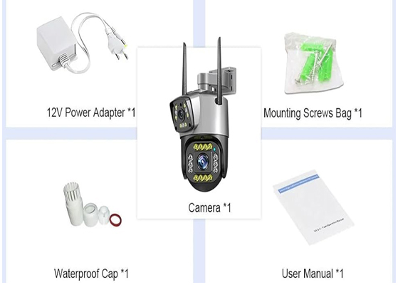 How to Add the V380 Dual Lens PTZ Camera to Your WiFi Network and the ...